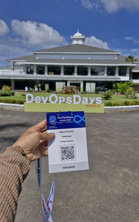 Rajani Ekunde☁️ On Linkedin Devopsdayskerala2024 Devops Kochi