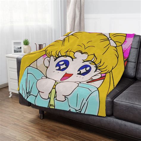 Luna Sailor Moon Blanket Sailor Moon Merch
