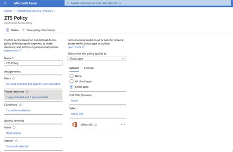 Conditional Access Deployment Barracuda Campus