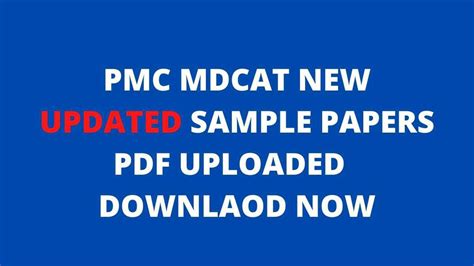 PMC NEW SAMPLE PAPERS UPDATED Wisegot
