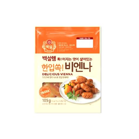 CJ 한입속비엔나90g 배민 장보기쇼핑