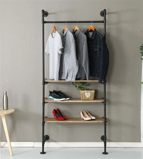 Industrial Pipe Garment Rack