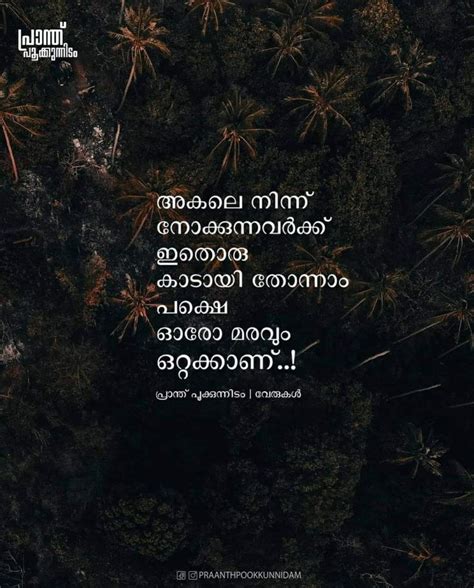 Pin Di Sreeraj S Su Malayalam Quotes