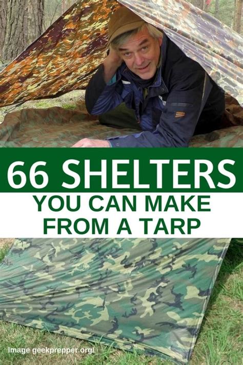 Shelters You Can Make From A Tarp SHTFPreparedness