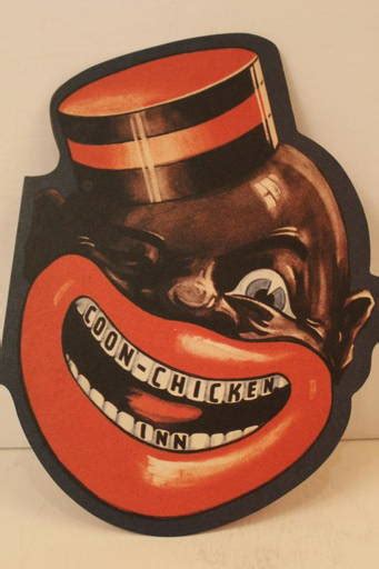 Black Americana Coon Chicken Inn Menu Matches