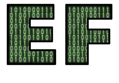 Computing Coding Binary Themed Lettering Set Instant Display Bulletin