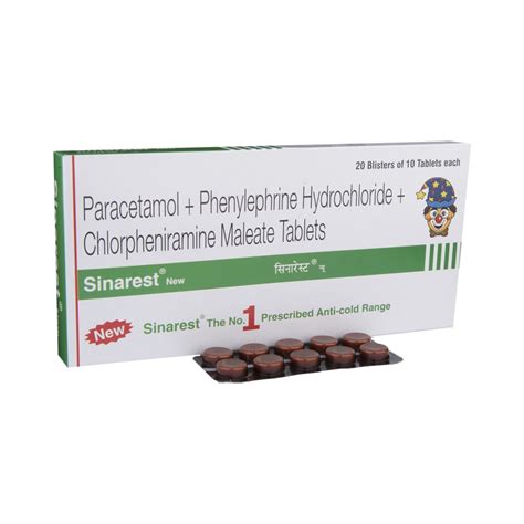 Sinarest New Tablet View Usage Side Effects Price And Subtitute Egmedi