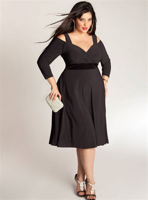 Plus Size Dress Black