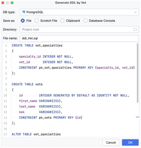 Database Versioning Intellij Idea Documentation