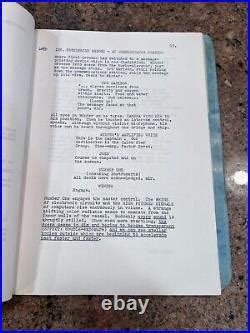 Two Star Trek TV SERIES SCRIPTS NOT MODERN REPOS See Photos And Read Original Star Trek