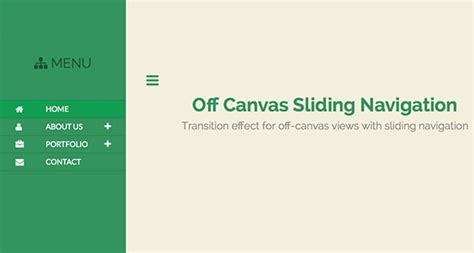 How To Create Off Canvas Sliding Navigation Menu In Html Css Js