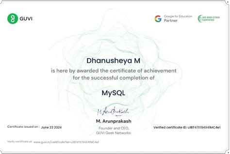 dhanusheya mathiyalagan on linkedin mysql databasemanagement sql