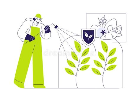 Biological Crop Protection Products Abstract Concept Vector Illustration Stock Vector
