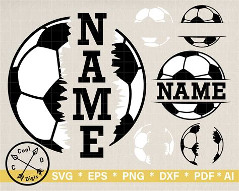 Soccer Svg Bundle Soccer Ball Monogram Svg Soccer Designs Soccer Team Svg Soccer Ball For Cricut