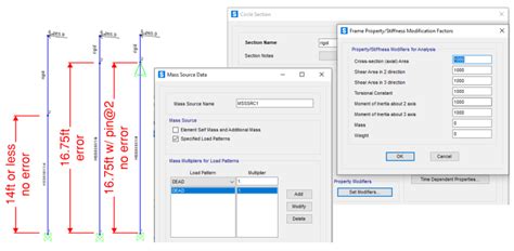 SAP2000 Error When Changing Height Of Structure Eng Tips