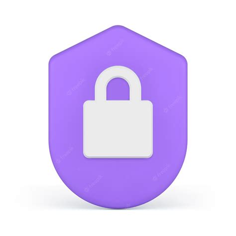 Premium Vector Lock Data Protect Padlock Shield Security Cyber Technology Crime Control 3d