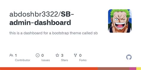 GitHub Abdoshbr SB Admin Dashboard This Is A Dashboard For A Bootstrap Theme Called Sb