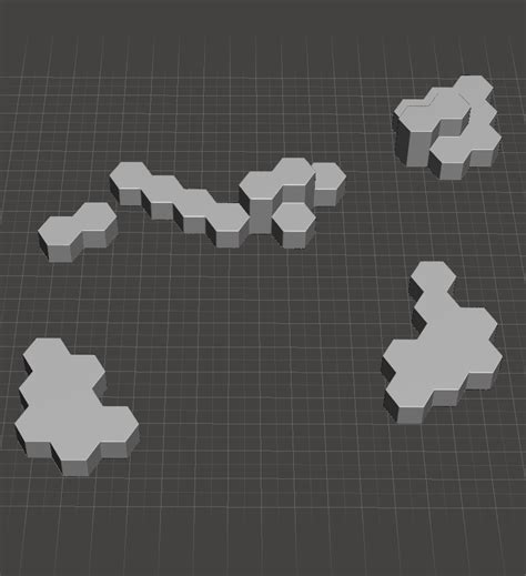 🗺️ Battletech Terrain Map Set 6 Wide River・free Stl File For 3d Printing・cults