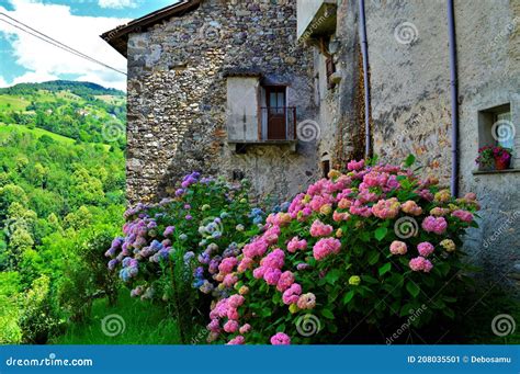 Cornello Dei Tasso Camerata Cornello Italy Editorial Photo Image Of