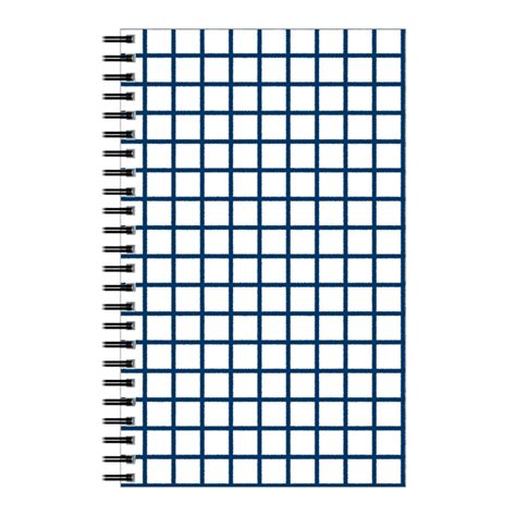 Grid Navy And White Notebook Shutterfly