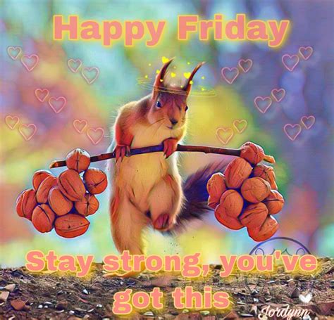 Positive Squirrel In 2021 Happy Friday Happy Squirrel