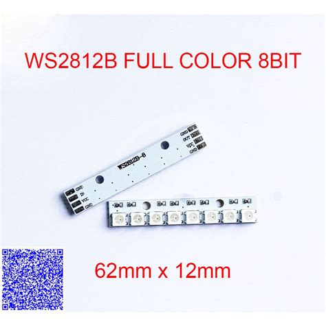 Mua Module Thanh Led Full MÀu Argb Ws2812b 5v 8bit TƯƠng ThÍch MẠch