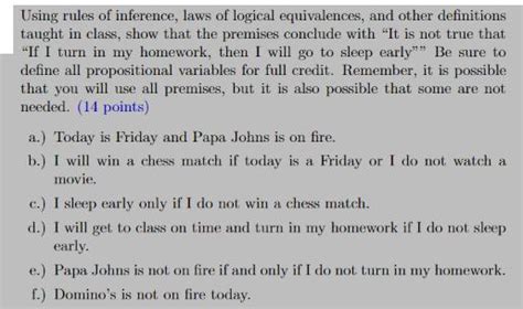Solved Using Rules Of Inference Laws Of Logical Solutioninn