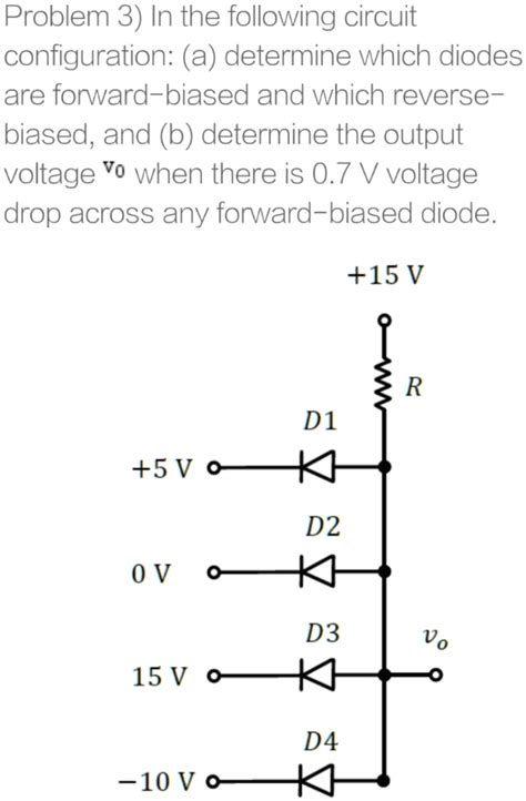 Problem 3 In The Following Circuit Configuration A Determine Which