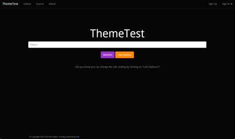themes screenshots · cydrobolt polr wiki · github
