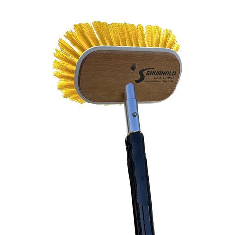 Heavy Duty Deck Brush With Handle Deckhand Sports