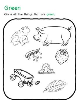 Circle Objects By Color By The Artisan Apple TPT