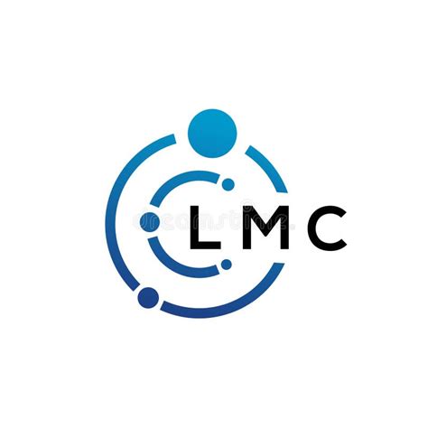 Lmc Letter Technology Logo Design On White Background Lmc Creative Initials Letter It Logo