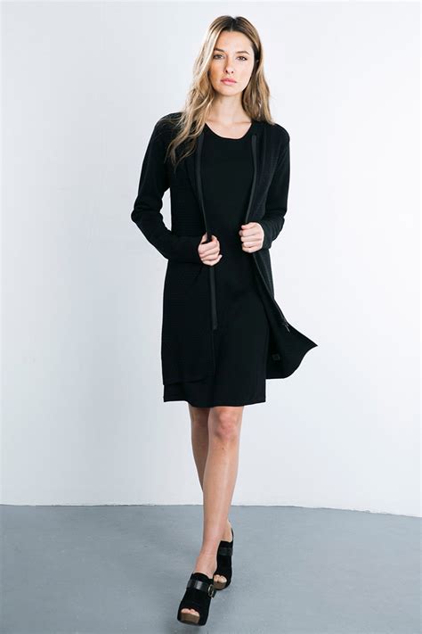 Double Knit Zip Duster Kinross Cashmere