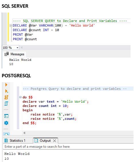 Sreehari Katageri On Linkedin Sqlservervspostgresqlqueries Sql