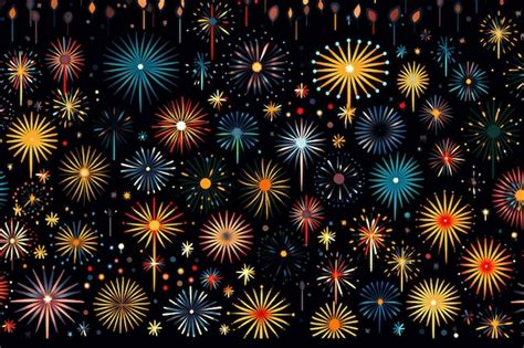 Premium Photo Firework Finale Design A Pattern Capturing The Grandeur