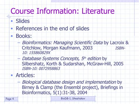 biological database systems ppt databases computer software and applications