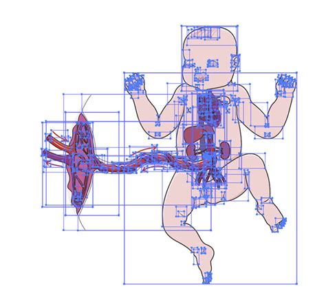 Foetal Circulation Vector Illustration