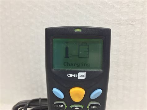 Cipherlab 8001 C Portable Bardcode Scanner Terminal W Dock Near New Auschoice
