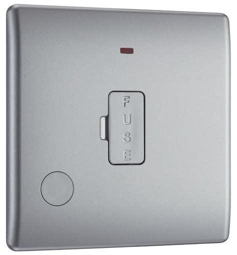 UnSwitched Fused Connection Unit With LED Grey Pakistan Cables Decoris Series Led Lights 3M