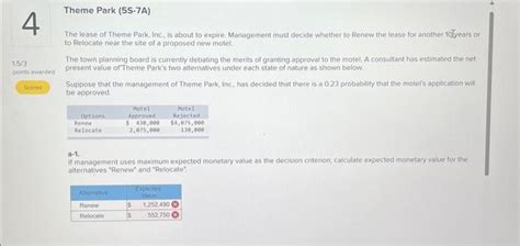 solved if management uses maximum expected monetary value as