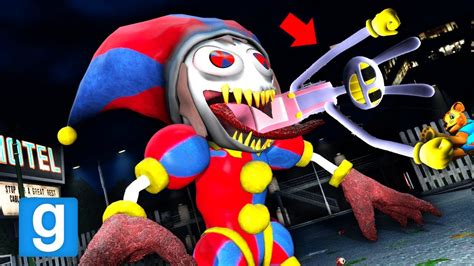 Cursed Pomni Eats Jax While On Date Garrys Mod Sandbox Youtube