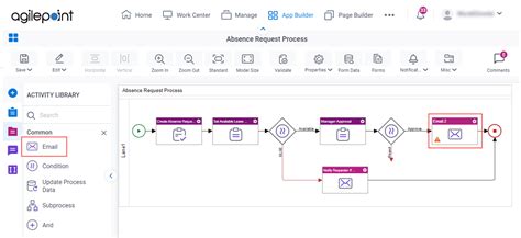 Example Configure An Email Activity Notify Requester On Manager Approval