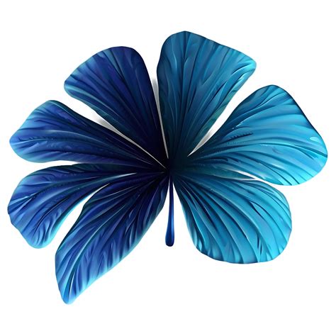 Download Blue Gradient Floral Png Lou23