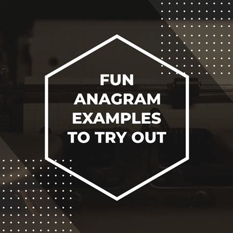Anagram Examples To Challenge Your Word Skills Adazing