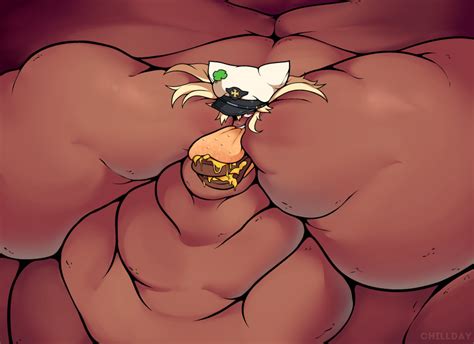 Rule 34 Blob Burger Chillday Dark Skinned Female Dark Skin Fat Cheeks