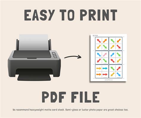 Direction Pattern Activity Fine Motor Skills Game For Etsy