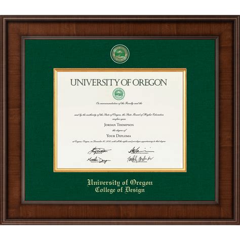 Presidential Masterpiece Diploma Frame In Madison University Of Oregon