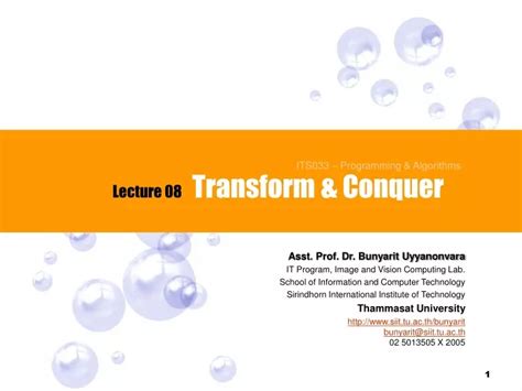 Ppt Transform And Conquer Powerpoint Presentation Free Download Id9651781
