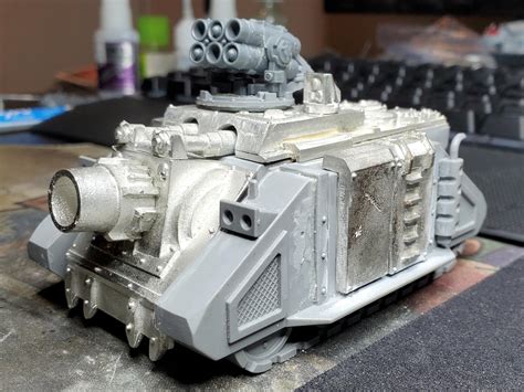 Wip Converting An Old Space Marine Vindicator For My Chaos World Eater
