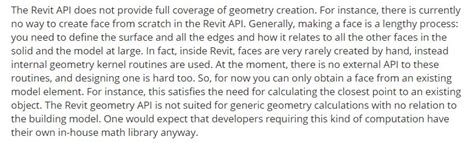 The Building Coder Roadmap Ci For Rtf Geometry Library Limitations
